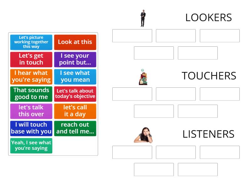 body LANGUAGE - Group sort