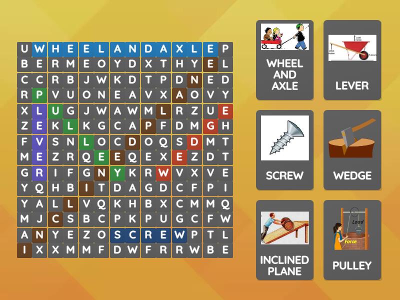 SIMPLE MACHINES WORD SEARCH - Wordsearch
