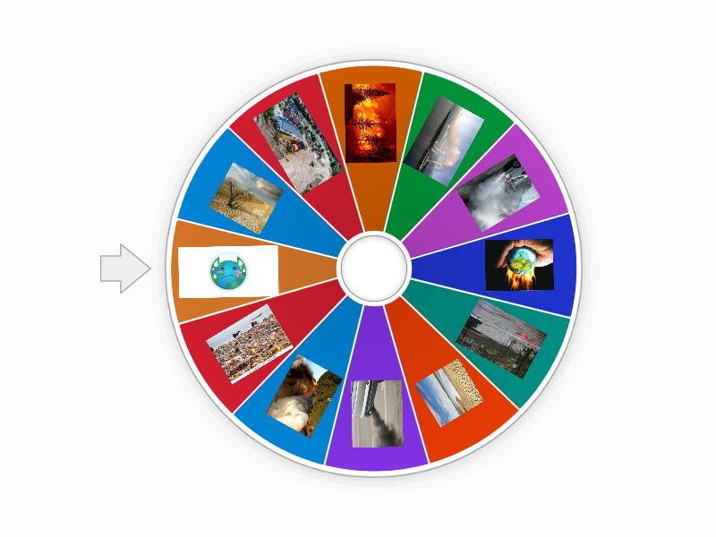 Natural disaster vocabulary - Spin the wheel