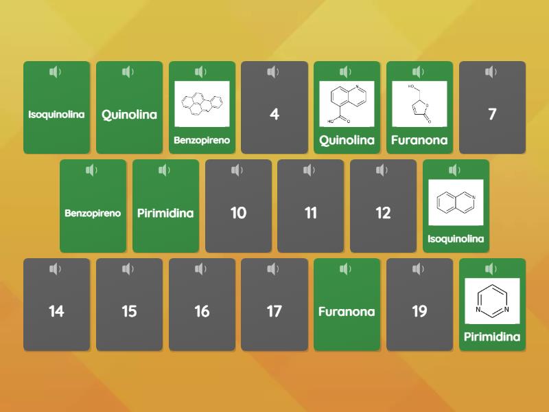 Hidrocarburos aromáticos 2 - Parejas