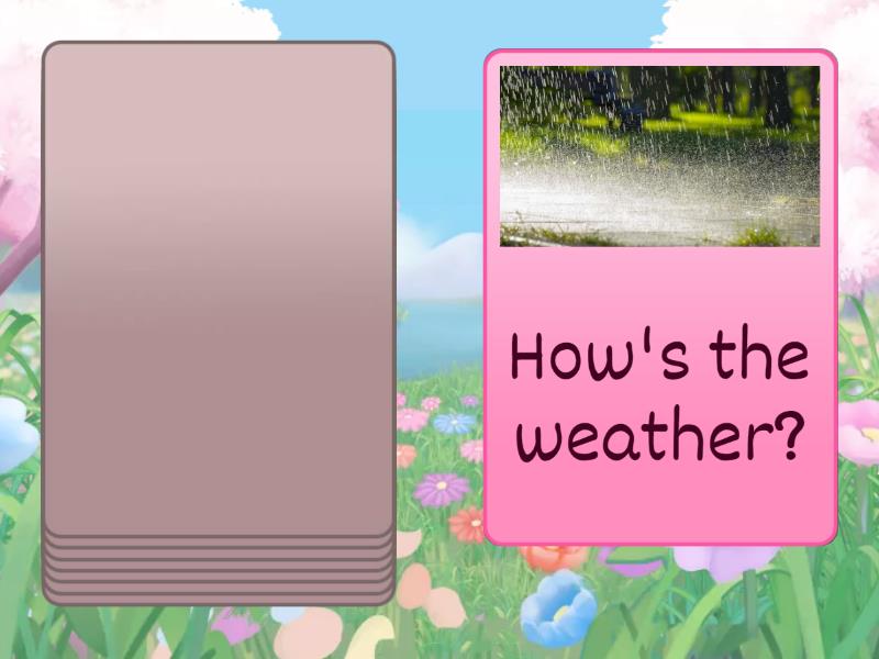 Weather - Speaking cards