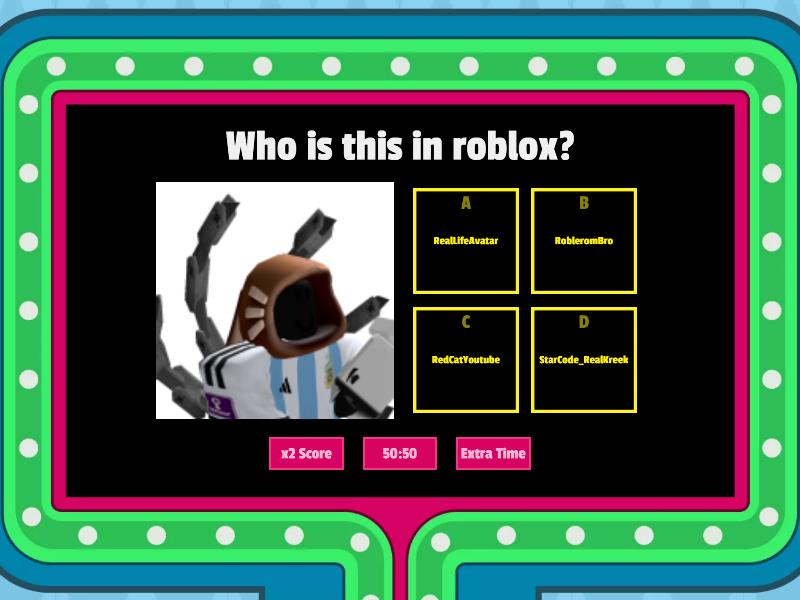 Roblox Quiz Gameshow Quiz