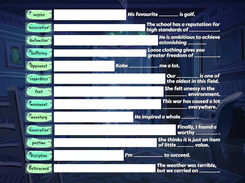 ESL P9/G1/P9K UNIT 1 - Unscramble