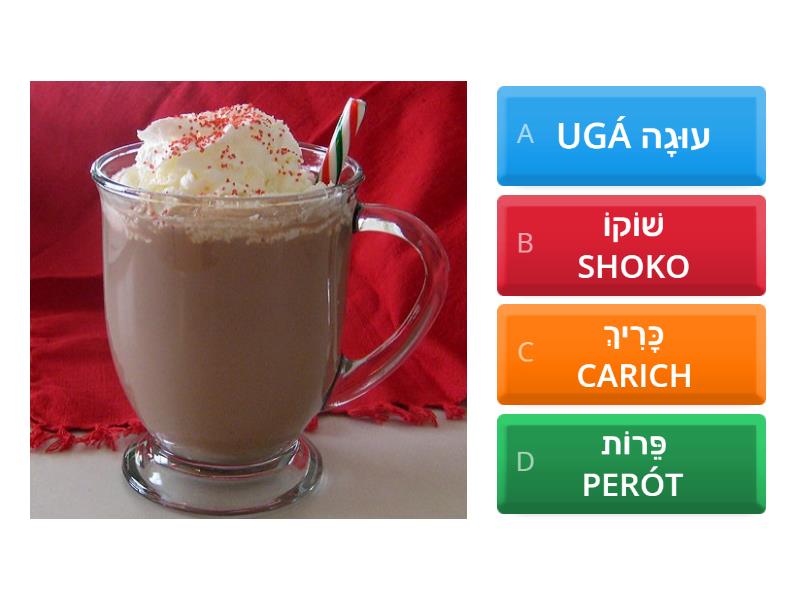 COMIDAS E BEBIDAS - Quiz