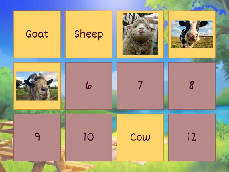 Family and friends 2 unit 13 vocab - Matching pairs
