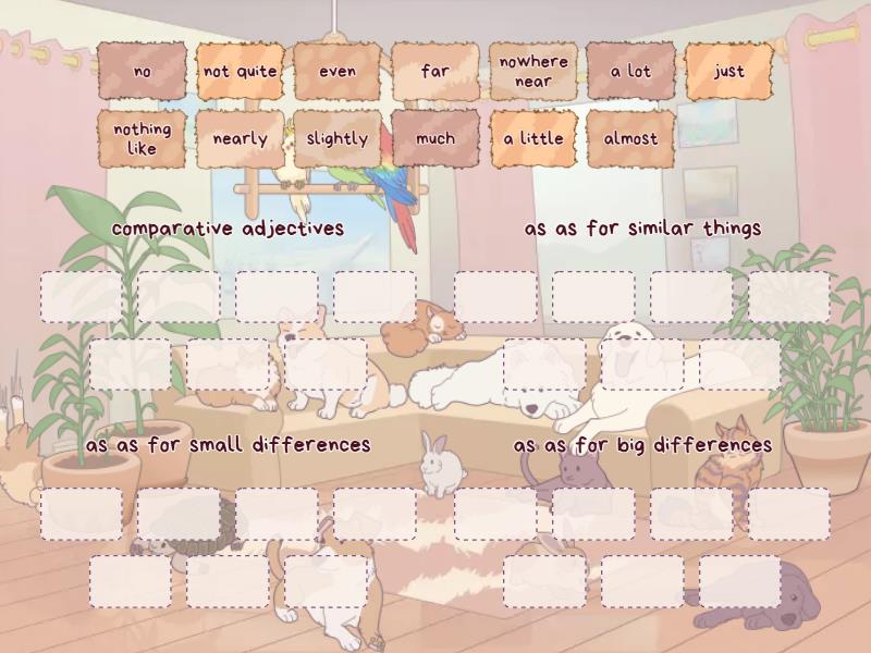 solutions upper 2B qualifying comparatives - Group sort