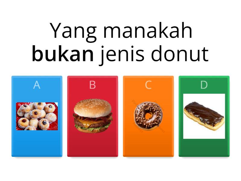 Penyediaan Donut - Quiz