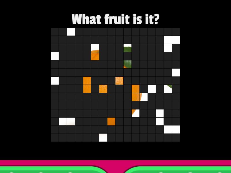 fruit reveal - Image quiz