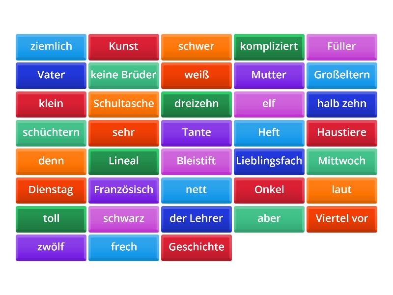 Random Vocab - EOY Exams - Flip tiles