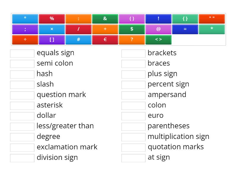 Shift and AltGr symbols - Match up