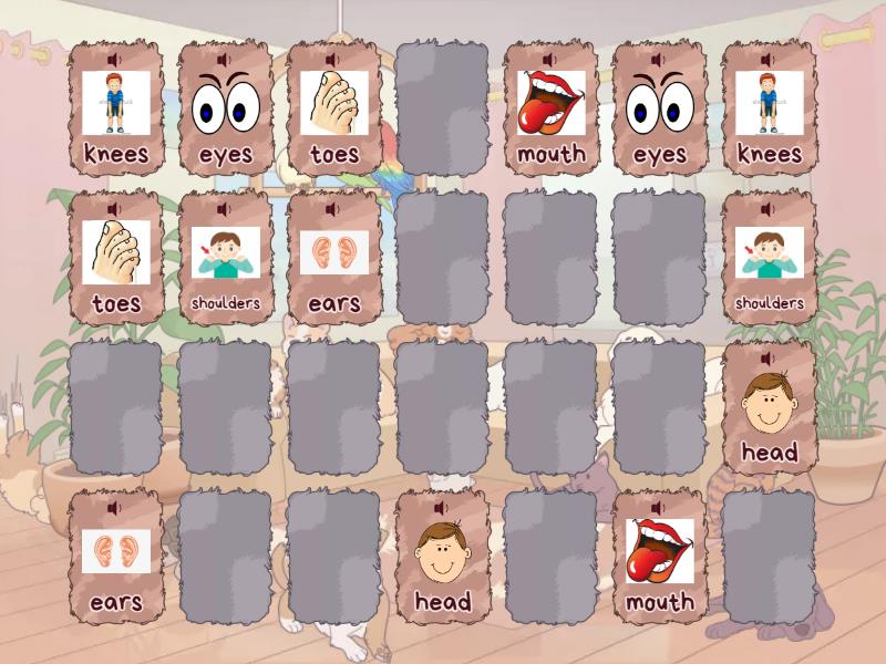 Head & shoulders memory game - Matching pairs
