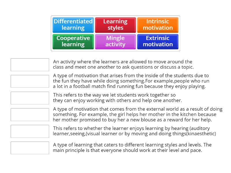Class Disruptions - Match up