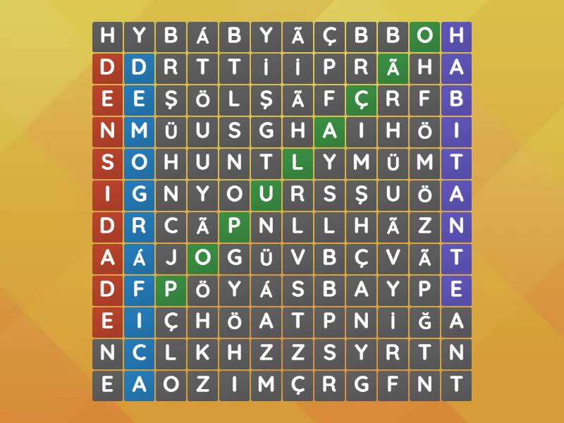 Geografia - Wordsearch