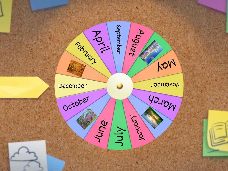 Guess the seasons - Spin the wheel