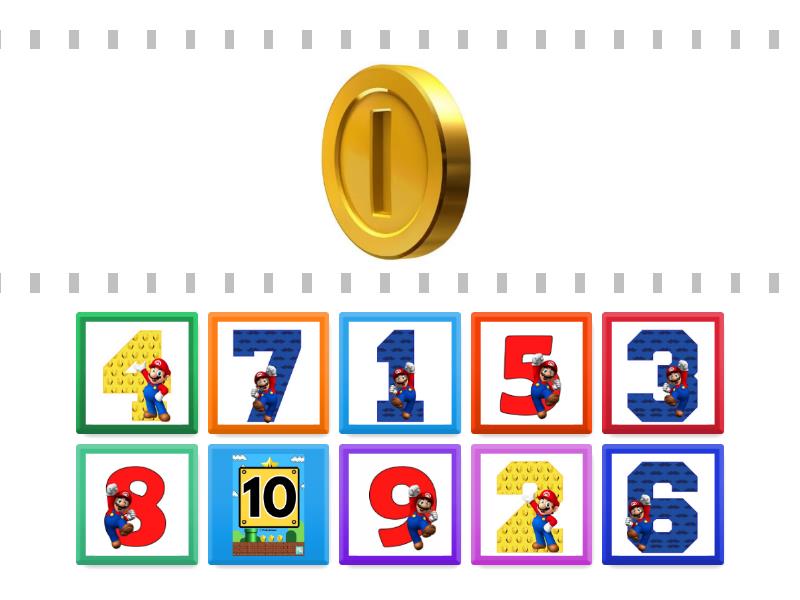 MARIO BROS Y SUS MONEDAS - Find the match