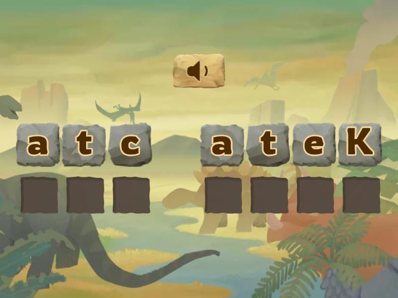 Reading - CVC / CVC+e - Anagram