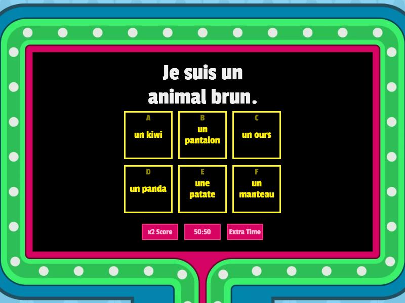 Qui suis-je? - Gameshow quiz