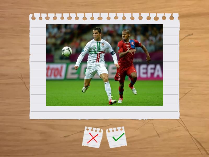 Andy's version of Football - Flash cards