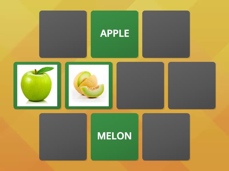 Fruits - Matching pairs