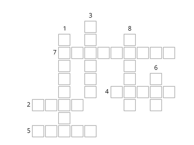 Lesson 2. Vocabulary. Las diversiones - Crossword