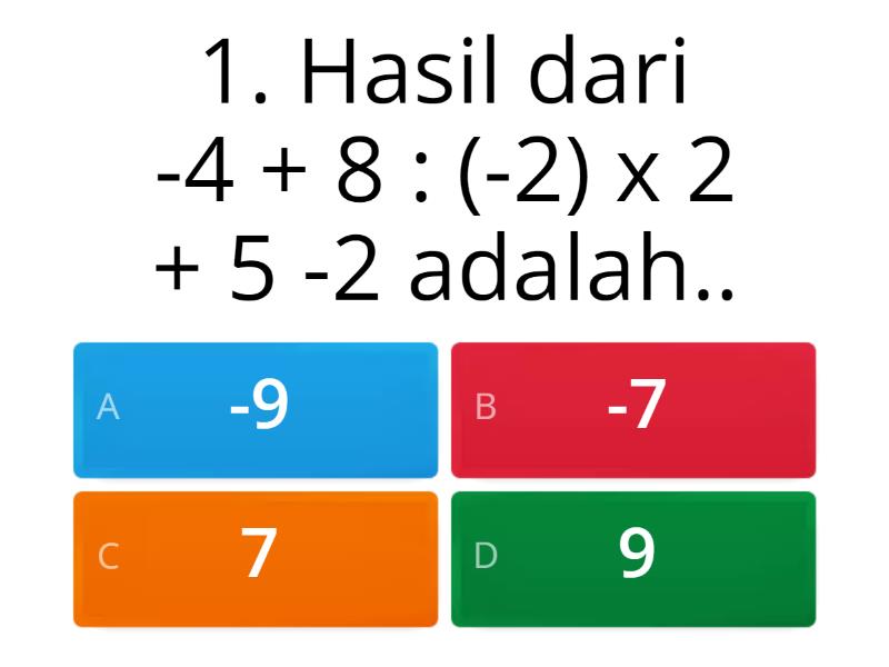 Soal UN - Quiz
