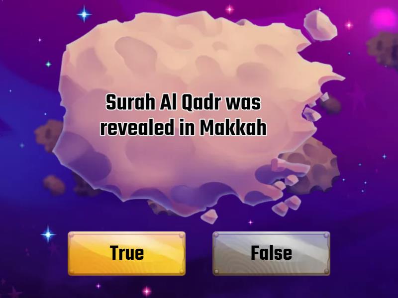 Surah Al Qadr - True or false