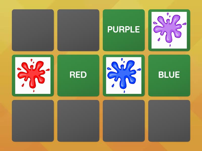 Colours - Matching pairs