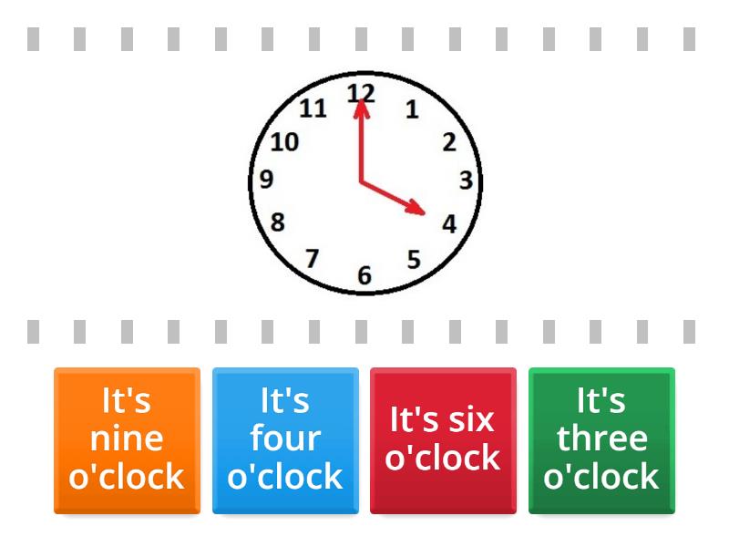 Get Set Go 2 Unit 16 (time) - Find the match