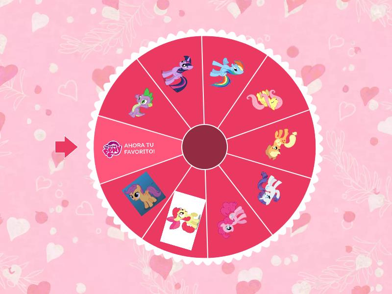 my little pony personajes - Spin the wheel