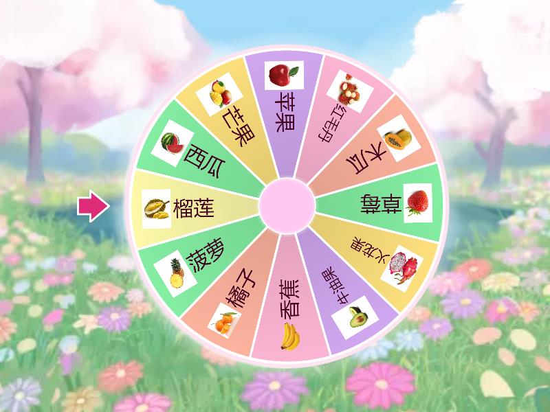 Fruits - Rueda aleatoria