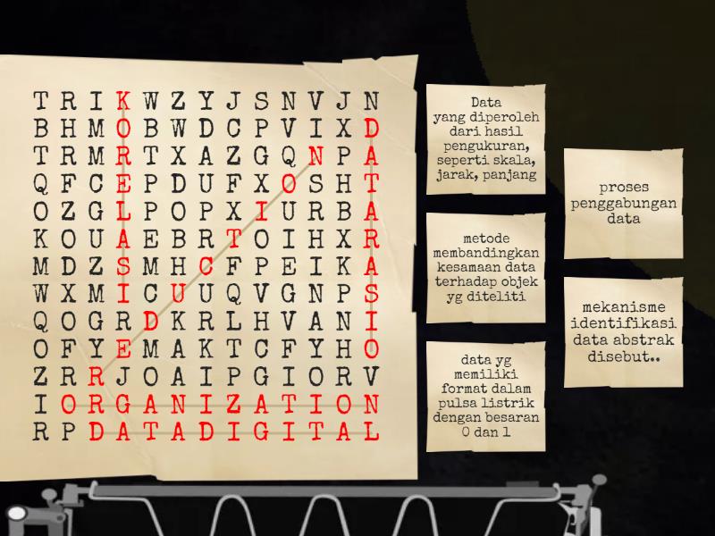 analisis data - Wordsearch