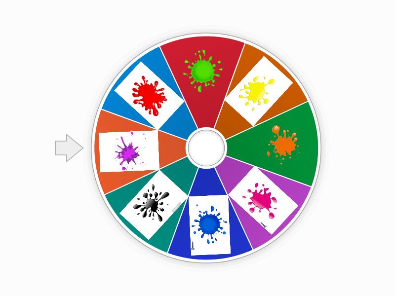 rainbow colors - Spin the wheel