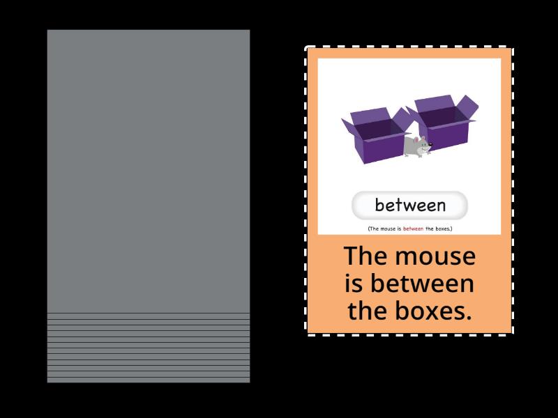 Where's the mouse? Prepositions of place 2; on; in; under; next to; in ...