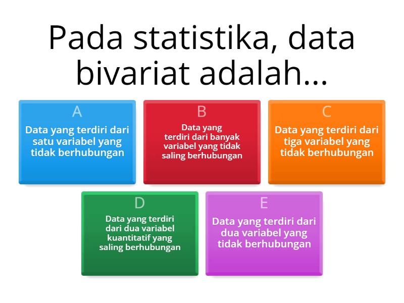 matematika statistika - Quiz