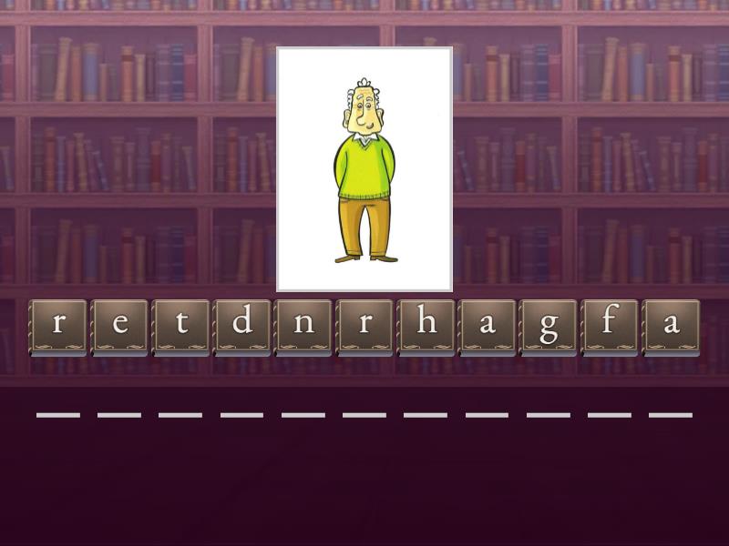 kid's box unit 4 - Anagram