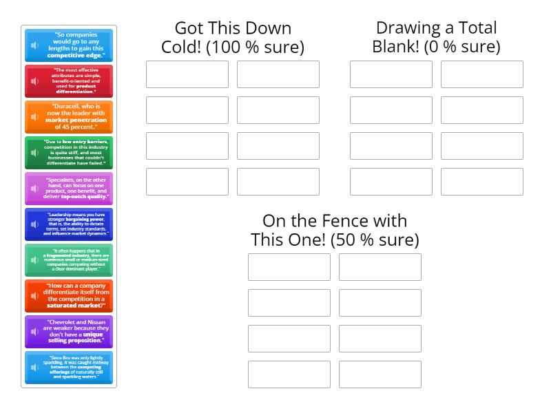4. Changing competition: sorting vocab - Group sort