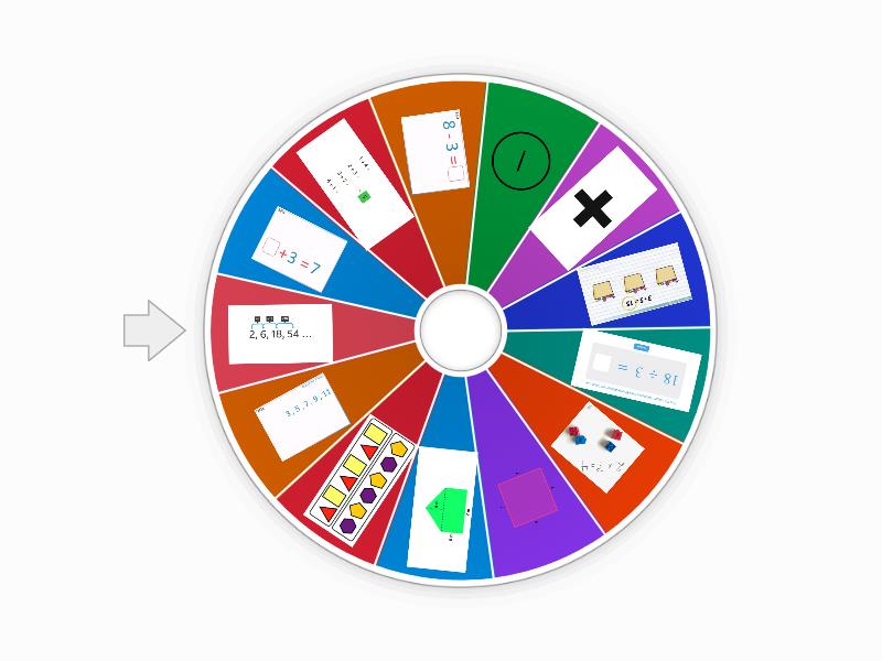 NJSLA Math Vocabulary - Spin the wheel