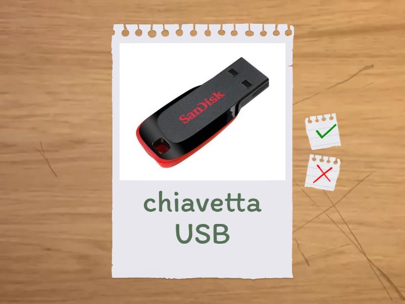 Oggetti personali - Flash cards