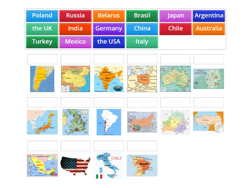 Countries - Match up