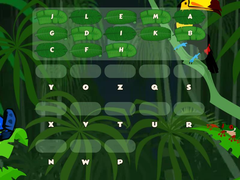 Alphabet Mirror pairs for 11+ VR - Match Up - Une las parejas