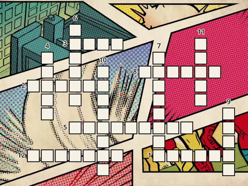 English Riddle - Crossword