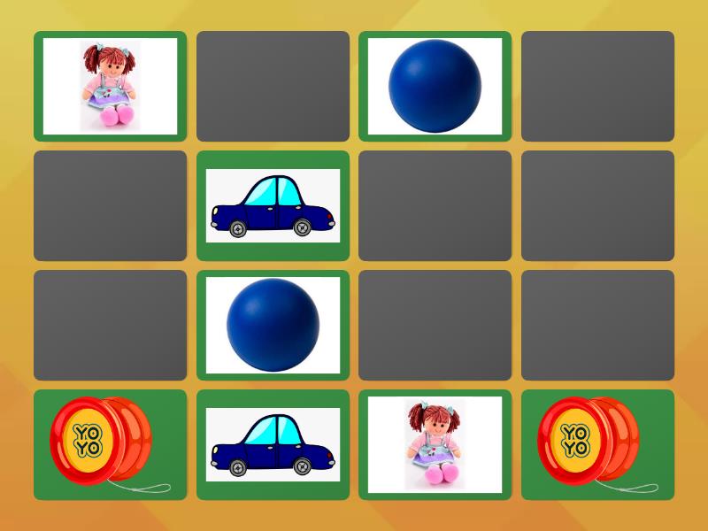 juego de tarjetas - Matching pairs