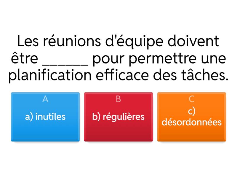 Trouve l'adjectif convenable OF30 semaine 10 - Quiz