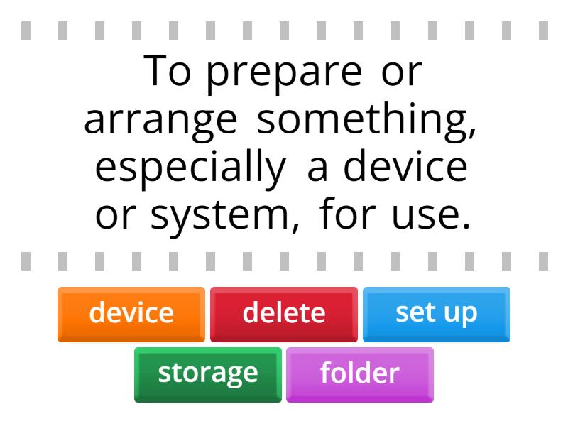 Evolve 3. Unit 2. So many features. Vocabulary. Part 1 - Find the match