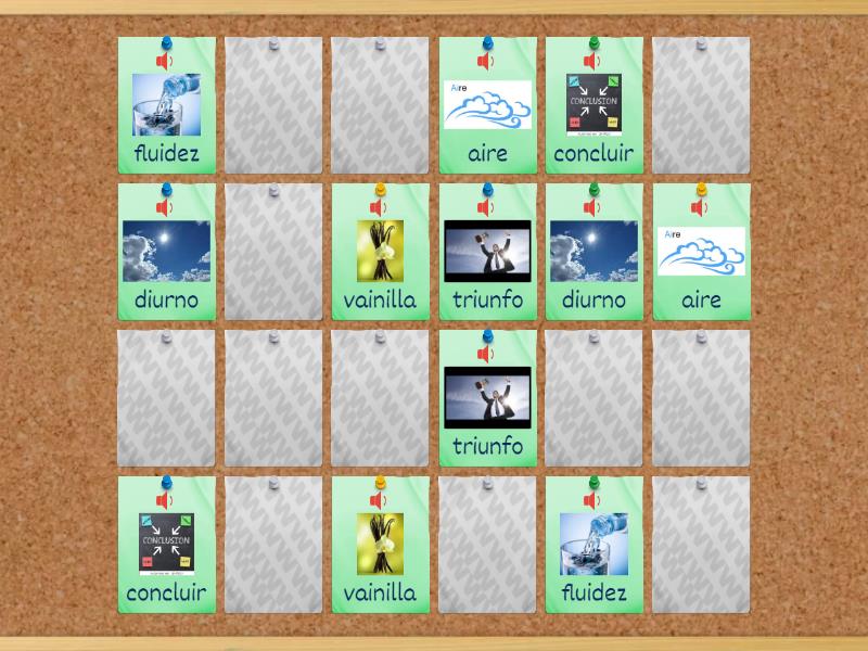 Repaso Mathcing pairs-Diptongos iu/ui; ai/au; ie/ei - Matching pairs