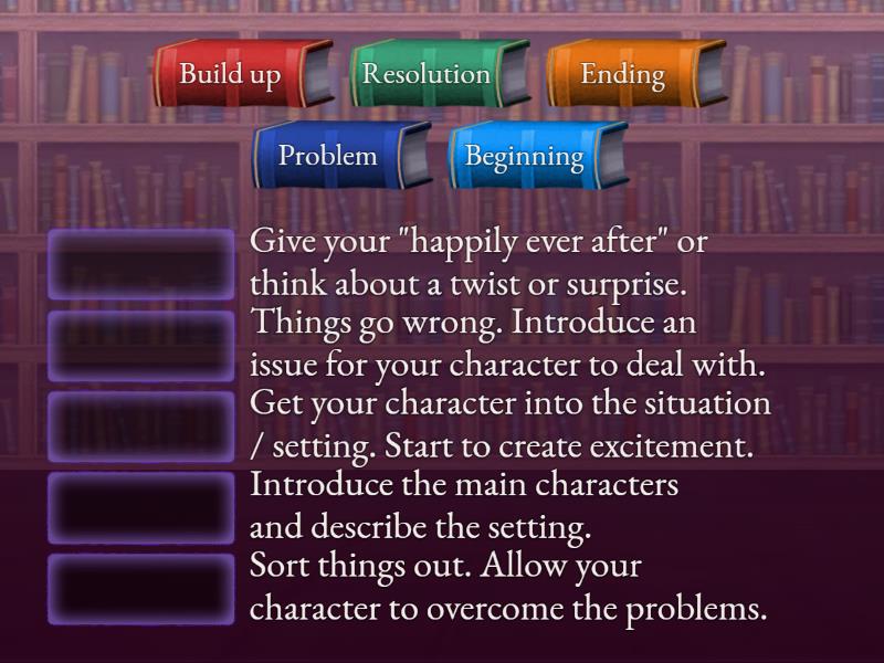 Story Structure Matching - Une las parejas