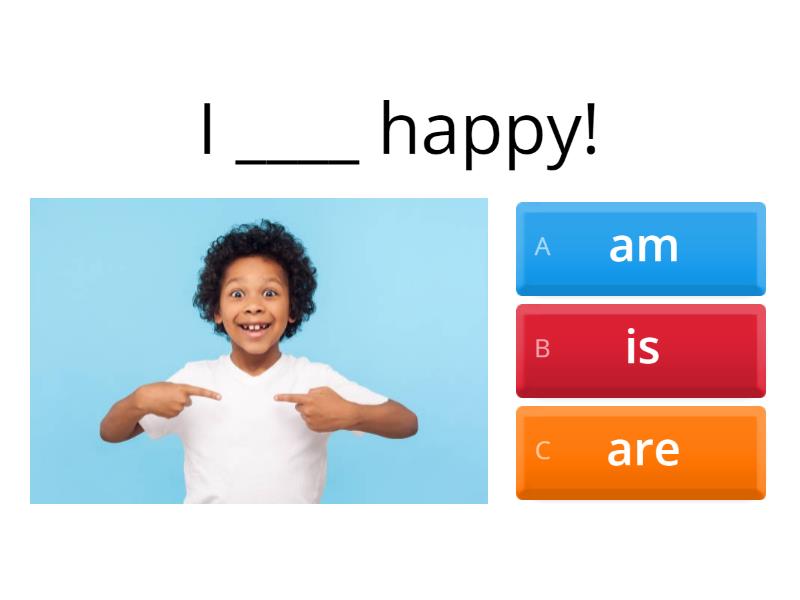 Verb to Be - Present Simple - Affirmative sentences - - Quiz