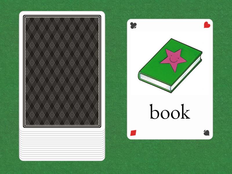 School objects - Speaking cards