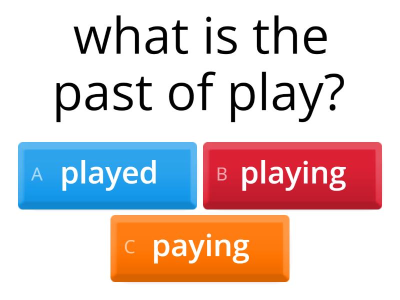 what is the past? - Quiz