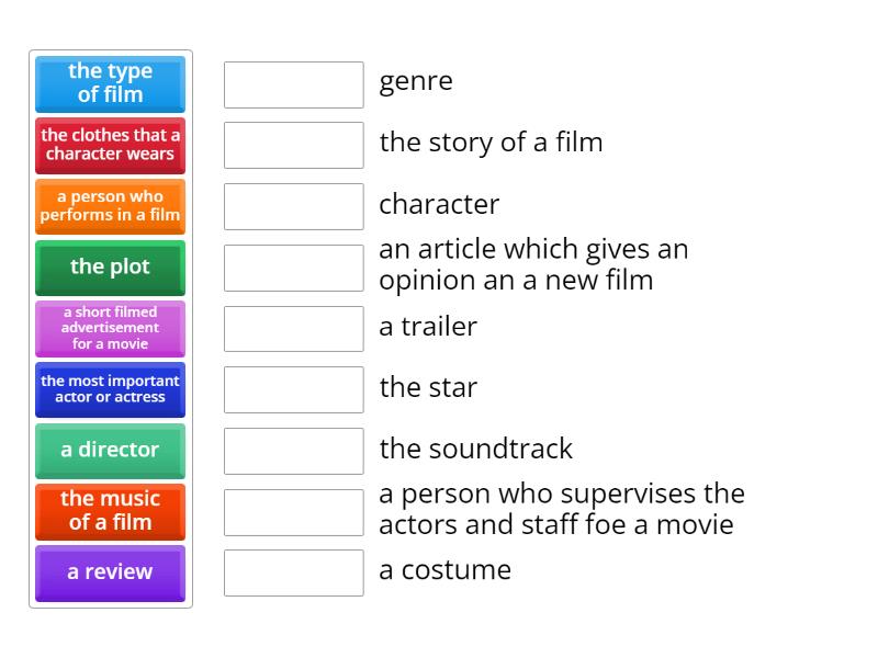film matching - Match up